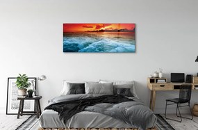 akrylový obraz Sea strom západ 120x60 cm
