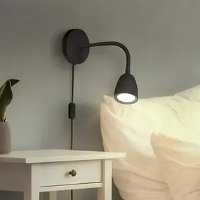 Solight WO54-B LED nástěnná lampička černá / stmívatelná / 4W / 280lm