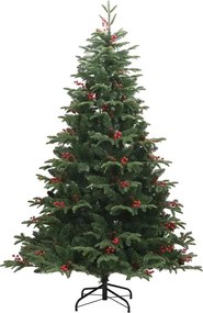 Umělý vánoční stromeček Zelená 240 cm PVC, kov a plast 3395571