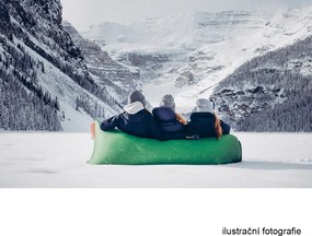 Nafukovací sedací vak/lazy bag, modrá, LEBAG