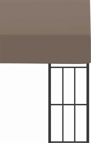 Altán ke zdi 3 x 3 m taupe textil 312260