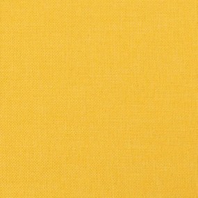 2místná rozkládací pohovka žlutá textil - Default Title