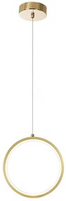 Toolight Toolight, LED závěsné svítidlo 7W, 4000K, 500lm, G112-CP, zlatá, OSW-09707