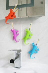 Držáček kartáčku  J-ME Larry The Lizzard, více variant Barva: zelený