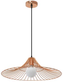 Toolight - Stropní závěsná lampa 1xE27 APP483-1CP, růžové zlato, OSW-00907