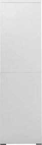 vidaXL Kancelářská skříň 90 x 46 x 164 cm ocel [336299] Barva: Bílá