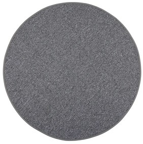 Timzo, Kusový koberec Neapol 4726 kruh, 100x100 (průměr) kruh, šedá, chodba / předsíň