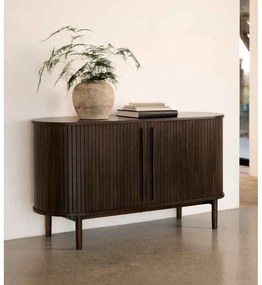 Designová komoda Palomino 140 cm tmavě hnědý dub