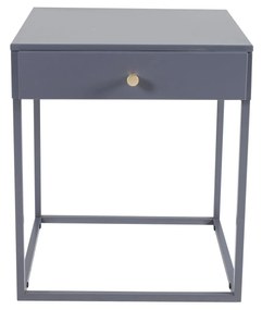 Noční stolek Bakal, šedý, 41x43