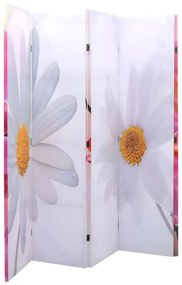 Skládací paraván 200 x 170 cm květina
