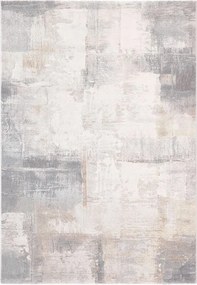 Moderní kusový koberec Ragolle Argentum 63723 4747 Abstraktní šedý Rozměr: 280x380 cm