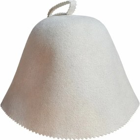 Saunovací čepice plsť, bezešvá Růžová