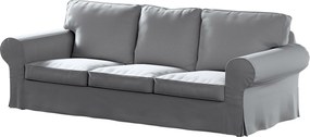 Potah na pohovku IKEA Ektorp 3-místná, nerozkládací barva šedá látka sametová