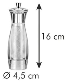 Mlýnek na sůl VIRGO 16 cm