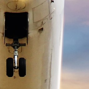 Malvis Tapeta Startující letadlo Vel. (šířka x výška): 288 x 200 cm