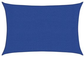 Plachta proti slunci 160 g/m² obdélník modrá 3 x 5 m HDPE 311514