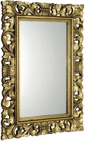 Sapho SCULE zrcadlo ve vyřezávaném rámu, 80x120cm, zlatá - IN316