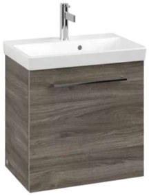 Villeroy & Boch Avento - Umyvadlová skříňka, 53x51x35 cm, 1 dvířka, Stone Oak A88800RK