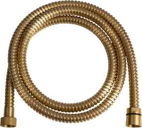 Sapho Powerflex - Sprchová hadice, 150 cm, matná zlatá FLE1019