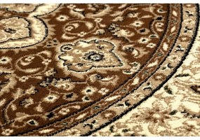 Kusový koberec Agas hnědý kruh 200cm