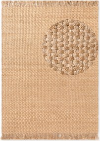 Hanse Home, Kusový koberec Handloom 106335 Fjord Natural Gold, 200x300, béžová, chodba / předsíň