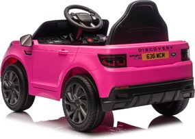 LEAN CARS Elektrické autíčko Land Rover Discovery DLS-K06 růžové