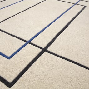 Tribeca Design Kusový koberec Jigsaw Outline Blue Rozměry: 200x290 cm