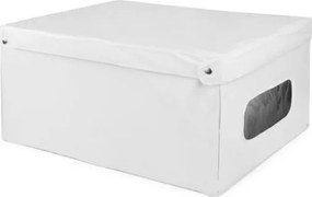 Box Compactor skládací úložný s víkem Smart 4, PVC - 50 x 40 x 25 cm, bílá [6104118]