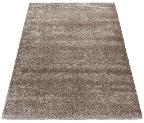 Ayyildiz koberce Kusový koberec Brilliant Shaggy 4200 Taupe - 280x370 cm