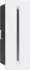 NV 9026120 Venkovní zapuštěné svítidlo do zdi AIZEN bílý hliník a čiré sklo LED 3W 3000K 600mA 100-240V 148st. IP54 - NOVA LUCE