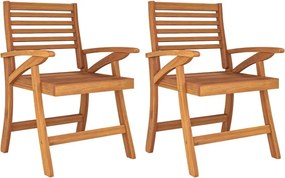 3dílný zahradní jídelní set masivní akáciové dřevo 3156854