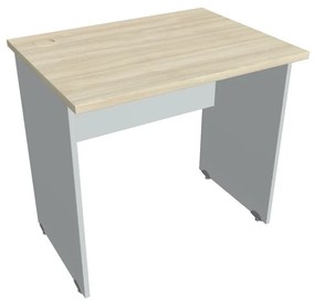 Stůl pracovní rovný 80 cm - Hobis Gate GE 800 Dekor stolové desky: akát, Dekor lamino podnože: šedá