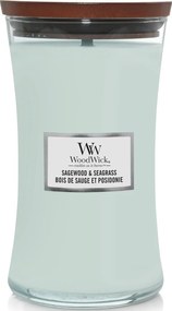 Svíčka Core WoodWick Sagewood & Seagrass velké