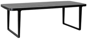 Černý jídelní stůl Richmond Monfort 235 x 100 cm