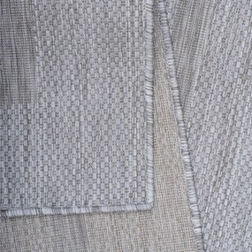 Vopi | Kusový venkovní koberec Relax 4311 silver - Kruh 200 cm průměr