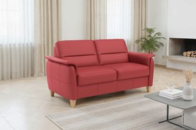 XXXLutz TŘÍMÍSTNÁ POHOVKA, červená, pravá kůže Sit & More - Pohovky - 0001440332C6