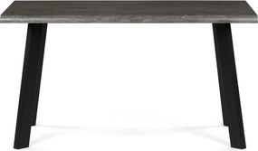 Jídelní stůl HT-F4514 GREY, mdf, šedý dub (140 x 80) cm Šedá