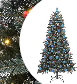 Umělý vánoční stromeček Zelená 180 cm PVC, plast a ocel 3395887