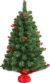 Umělý vánoční stromek Yaheetech – 90 cm (267364110694)