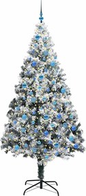 Umělý vánoční stromeček Bílá 240 cm PVC, ocel a plast 3396987