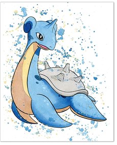Obraz s motivem Pokémon - 4 rozměry Rozměr: 30x40 cm, Varianta: Lapras