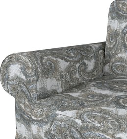 Potah na pohovku IKEA Backabro rozkládací se šezlongem barva vícebarevná látka pletený vzor, vzorované