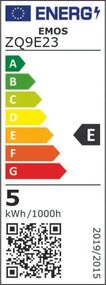 EMOS LED žárovka 4,2W G9 ZQ9E23