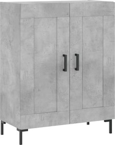 Skříň highboard betonově šedá 69,5x34x180 cm kompozitní dřevo 3198341