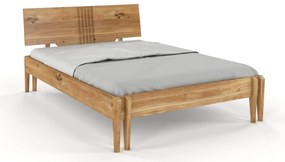 Dubová postel Bari - bezbarvý olej  , Dub přírodní, 160x200 cm