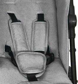 vidaXL Dvojitý kočárek ocel [10235] Barva: taupe