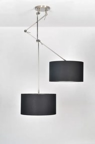 Závěsné designové svítidlo nad stůl Snap Duo Black