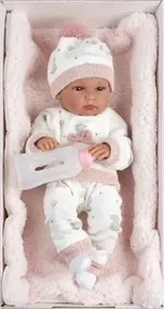 Llorens 63510 NEW BORN HOLČIČKA - realistická panenka miminko s celovi