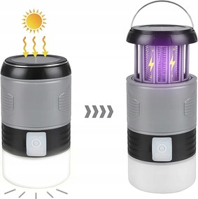 Solární Venkovní Insekticidní Lampa Usb Do Domu Proti Komárům