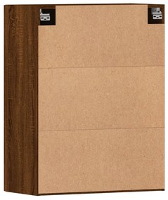 Nástěnné skříňky 2 ks hnědý dub kompozitní dřevo,  3197992